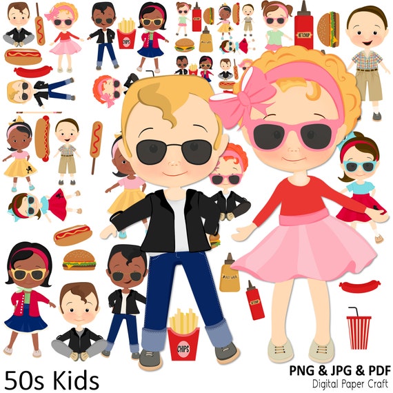 50s Rock And Roll Clip Art