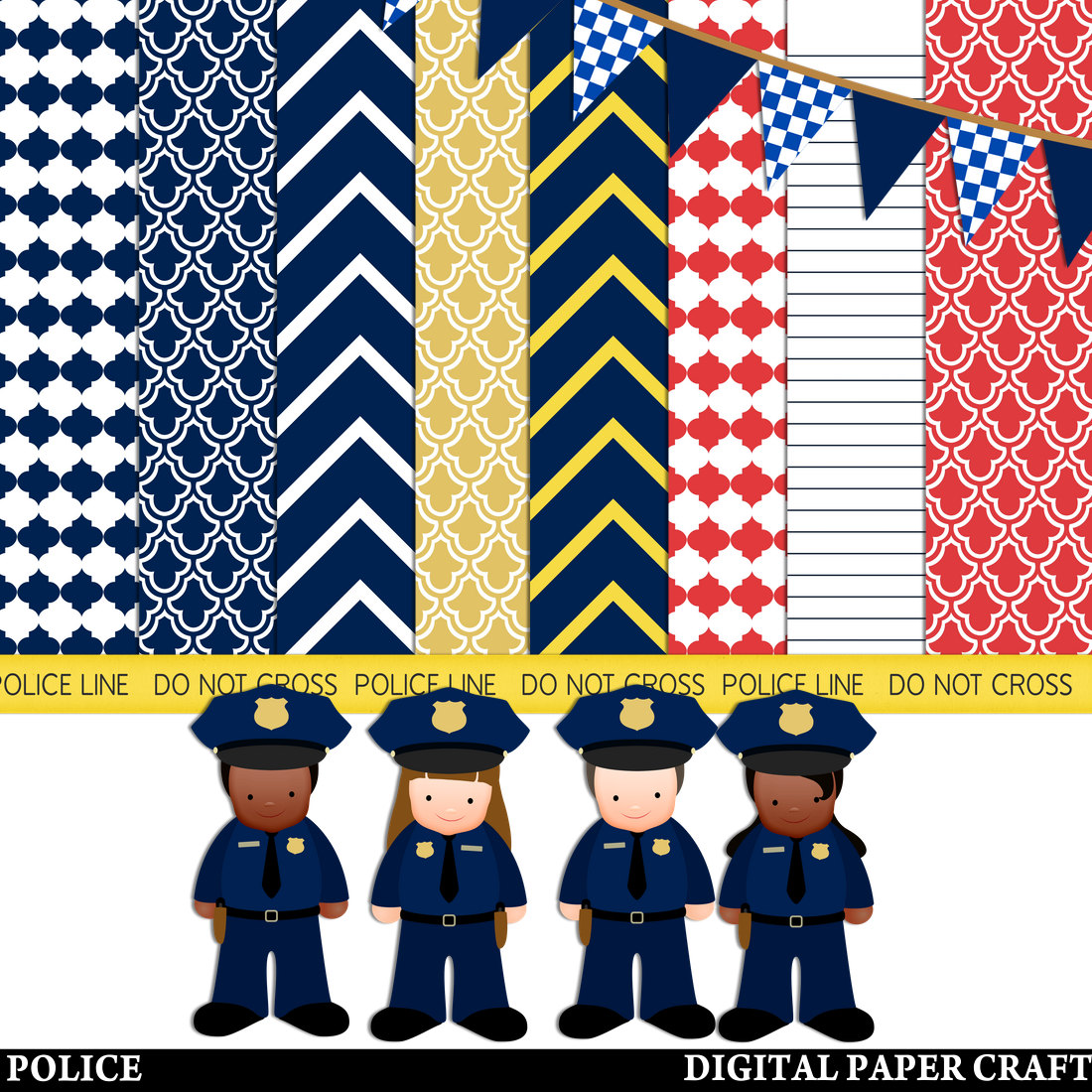 Police Scrapbook Hero Scrapbook Instant Download - Etsy