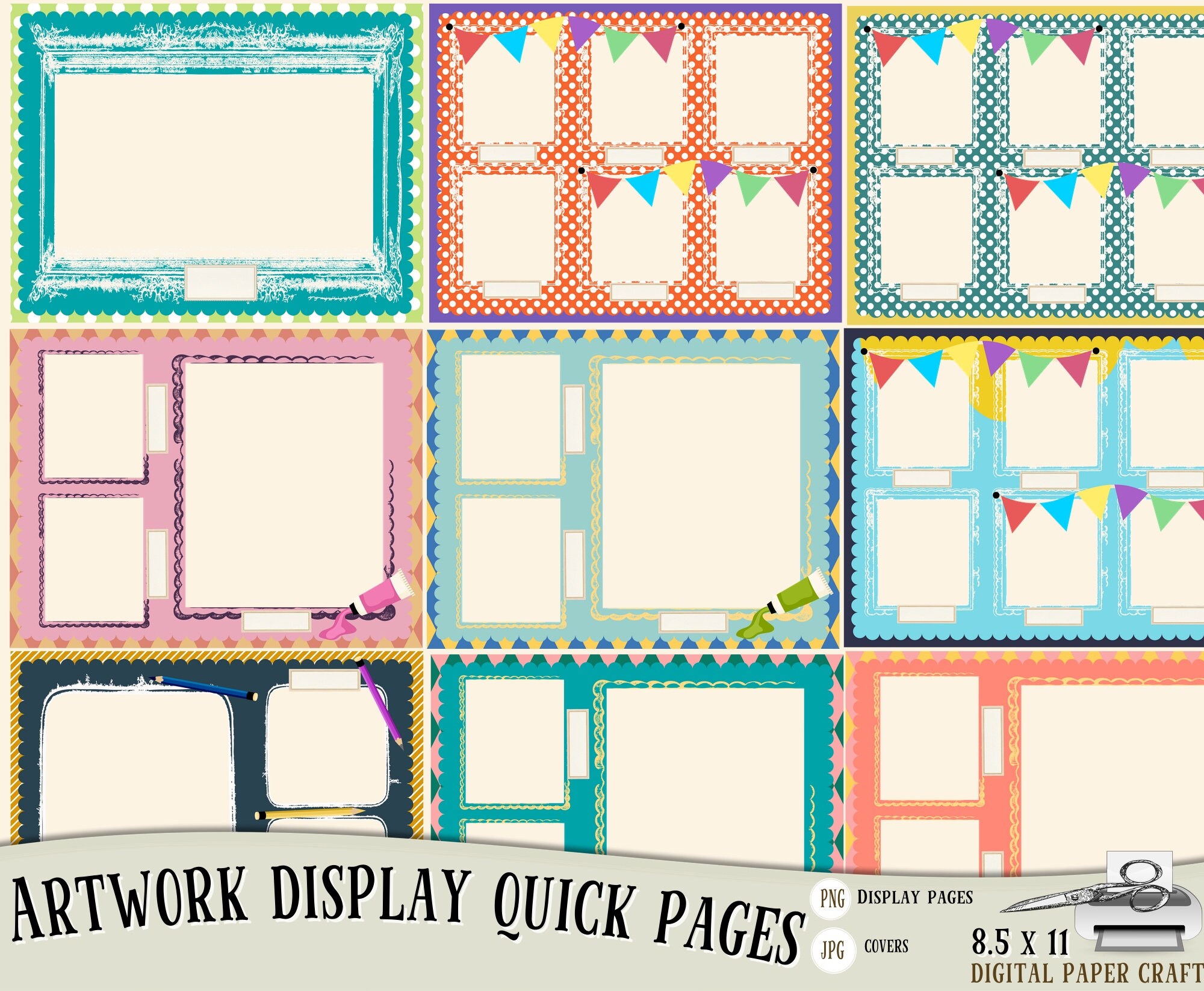 Photobook Artwork Display Quick Pages Framed Pages Png - Etsy Australia