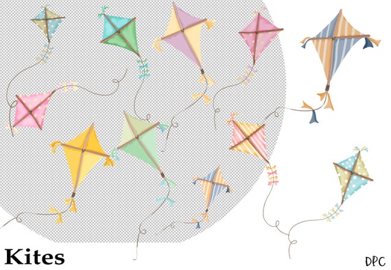 Kites In The Sky Clip Art