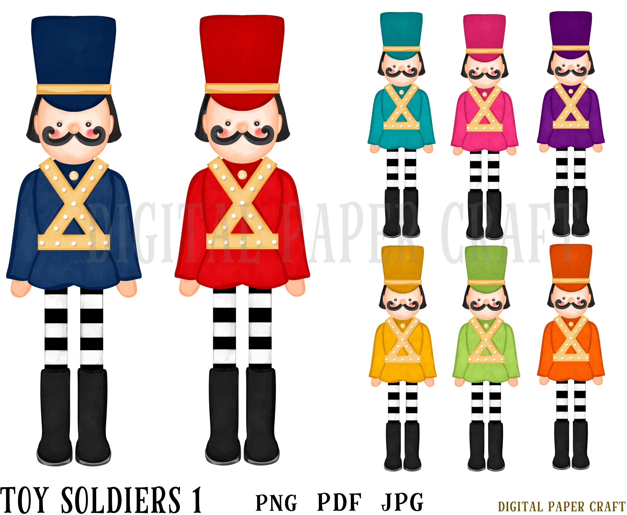 Toy Soldier, Printable, Kids, Christmas, Boy Clipart, Girl Clipart ...