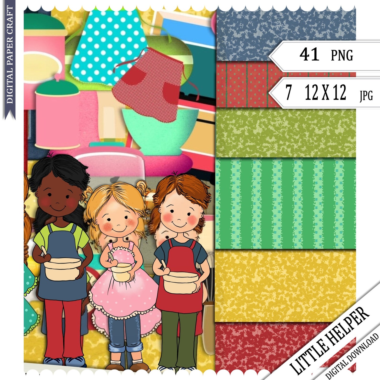 Cooking Scrapbook, Children Scrapbook, Kitchen Scrapbook, Recipe ...