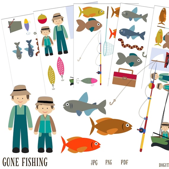 Fathers Day Clip Art Fishing