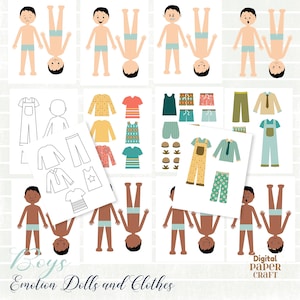 Emotion Clipart, Doll Clipart, Emotion Doll Clipart, Instant Download ...