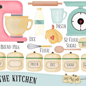 Kitchen Clipart, Cooking Clipart, Clipart, Journal, Scrapbooking ...
