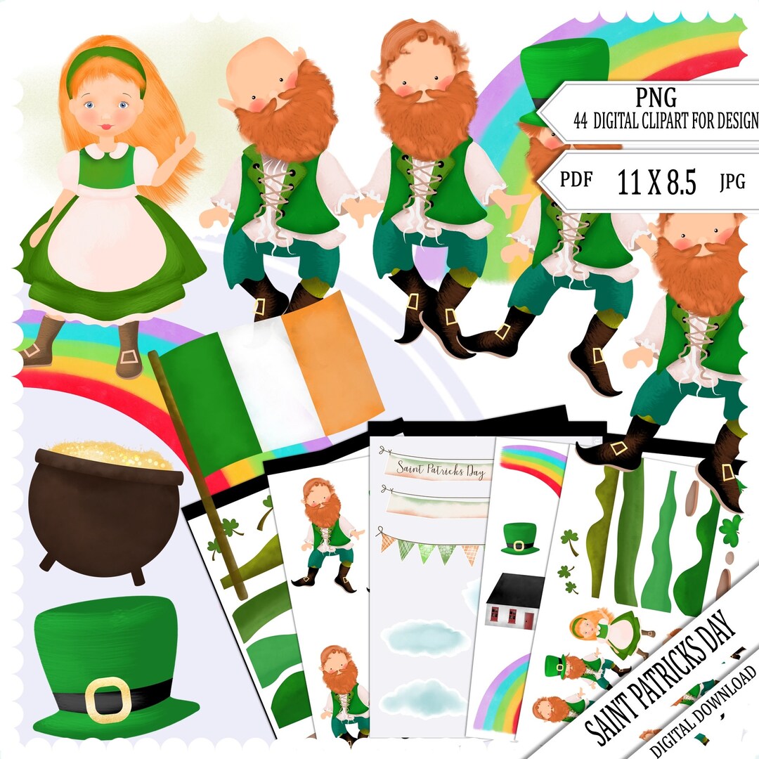 Saint Patrick's Day, Clipart, Ireland Scrapbook, Saint Patrick's Day ...