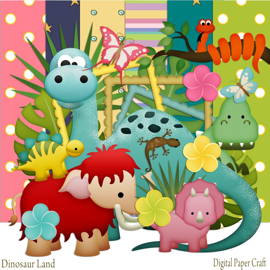 Dinosaur scrap book Dinosaur scrapbook Kids scrapbook | Etsy