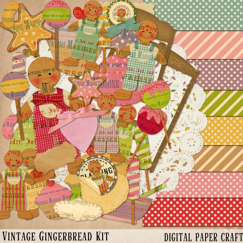Gingerbread Scrapbook, Christmas Scrapbook, Cooking Scrapbook, Baking ...