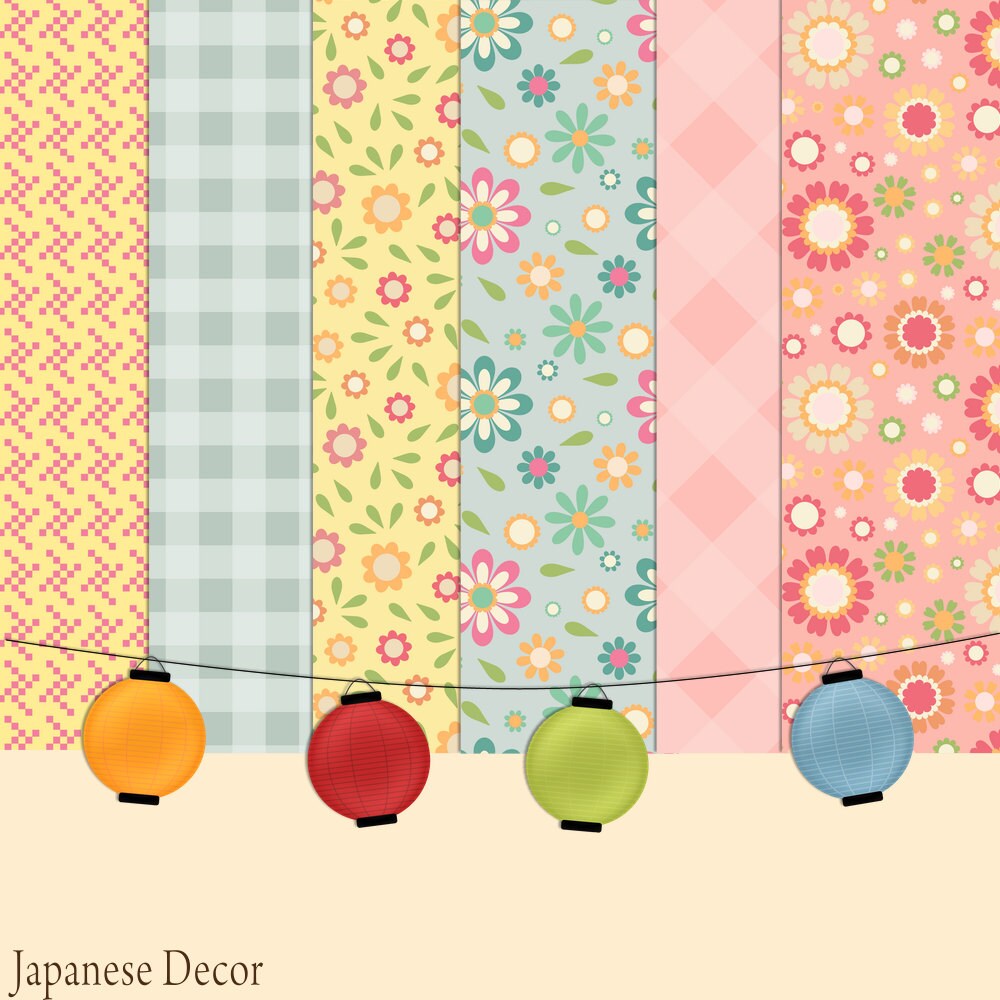 Japanese Scrapbook Kit Japanese Scrapkit Instant Download - Etsy