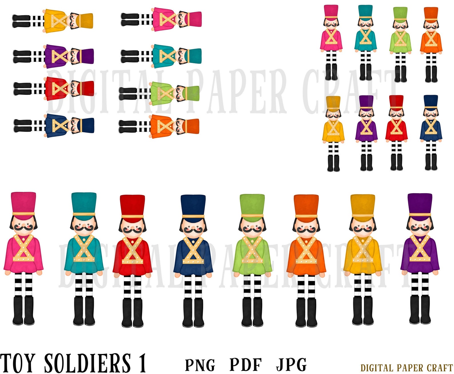 Toy Soldier, Printable, Kids, Christmas, Boy Clipart, Girl Clipart ...