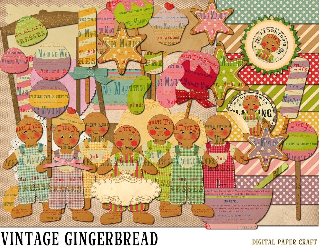 Gingerbread Scrapbook, Christmas Scrapbook, Cooking Scrapbook, Baking ...
