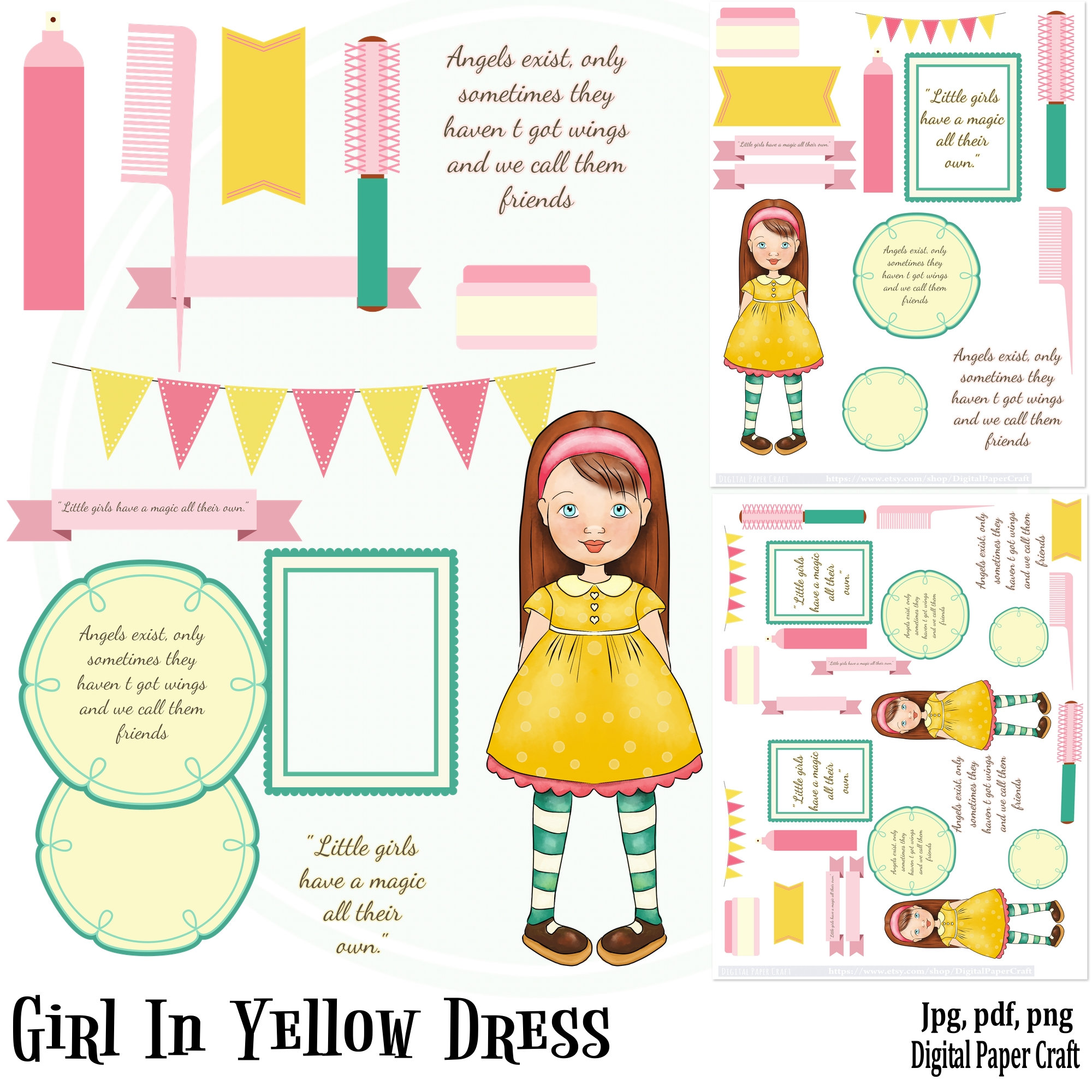 Friends Making Up Clipart