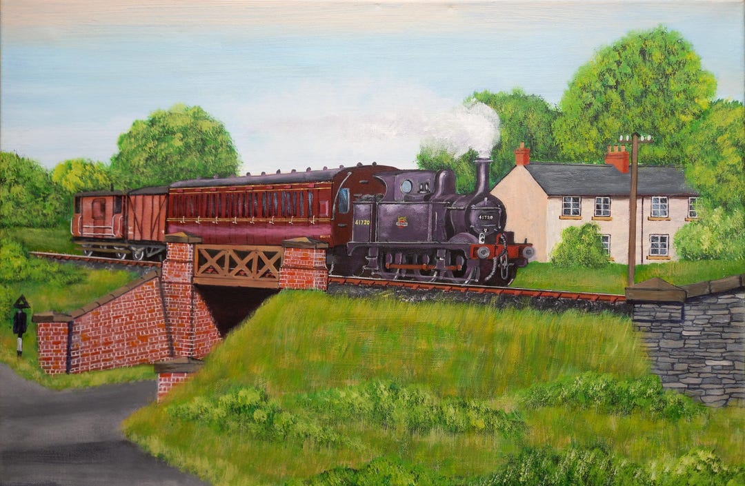 The Dursley Donkey - the Branch Line Train in Gloucestershire. - Etsy