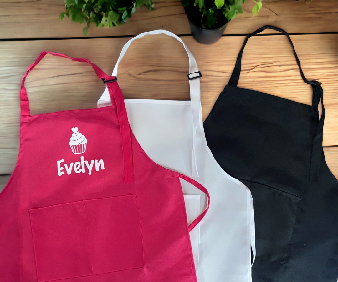 Personalised Children's Apron and Chef Hat| Child's Apron| Kid's Apron ...