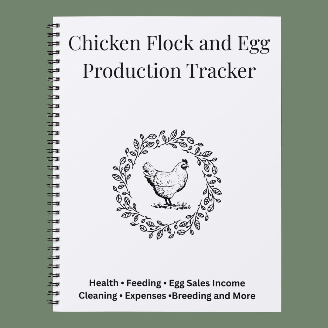 Chicken & Egg Production Tracker | Printable Planner (PDF Download) - Etsy