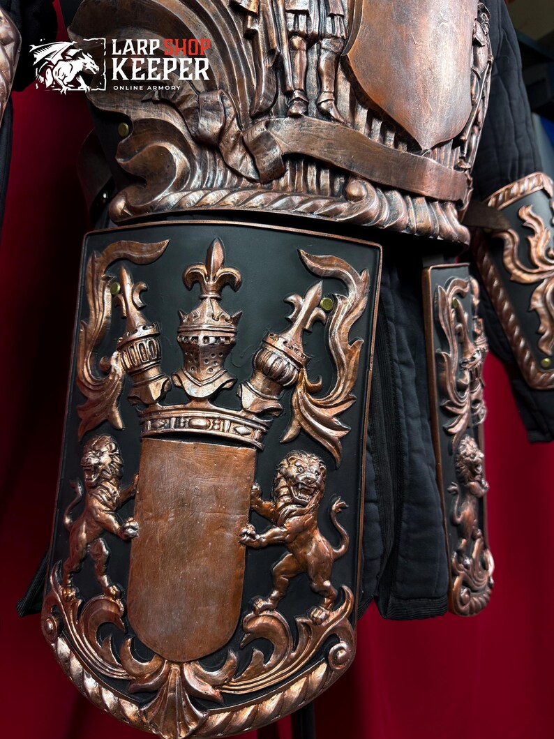 Handmade Lion Knight Polyurethane Armor Set | LARP Costume - Etsy