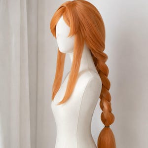 Ponytail Cosplay Wig Orange - Etsy