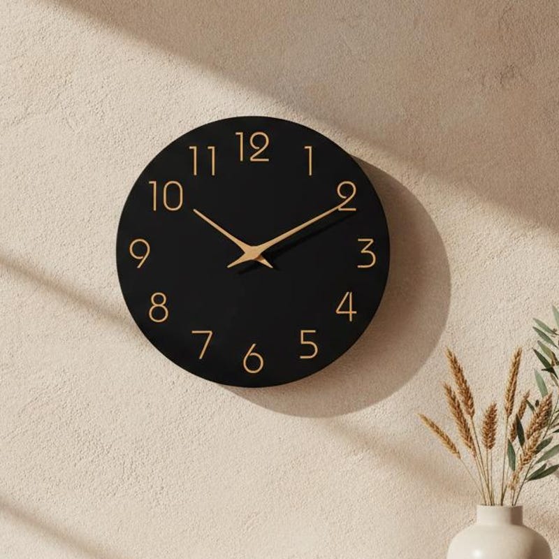 Minimalistic Wooden Clock - Etsy