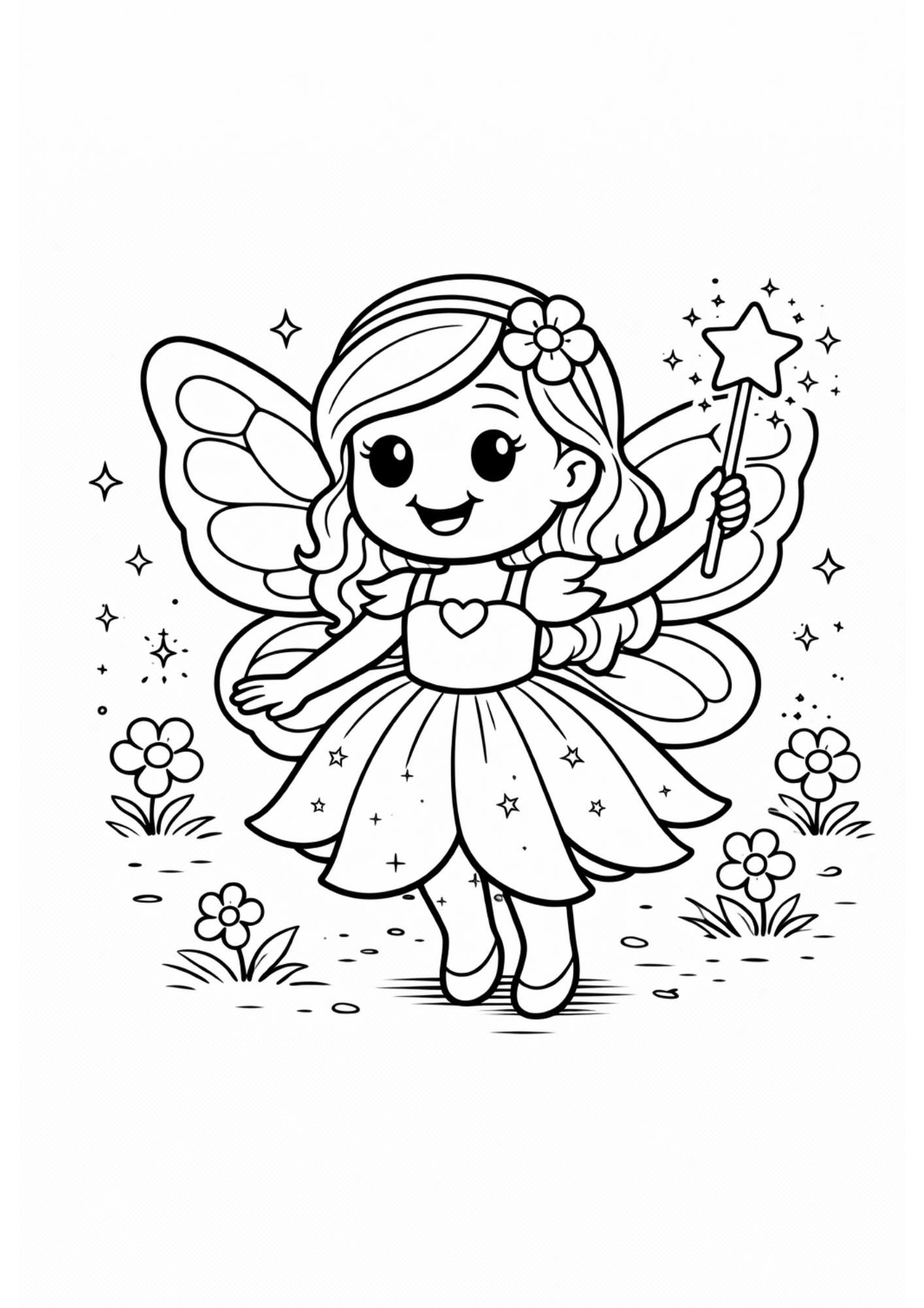 Princess Coloring Pages for Kids | 20 Page A4 (PDF Download) - Etsy