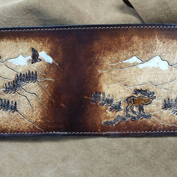Mens Leather Wallet - Etsy