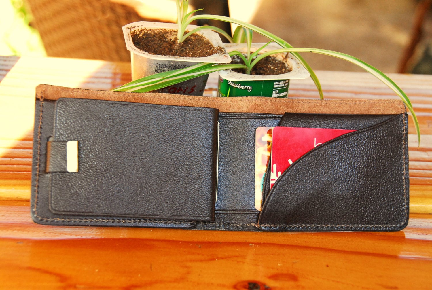 White Buffalo,Mens Leather Wallet,Native American,tribal,bison,bifold ...