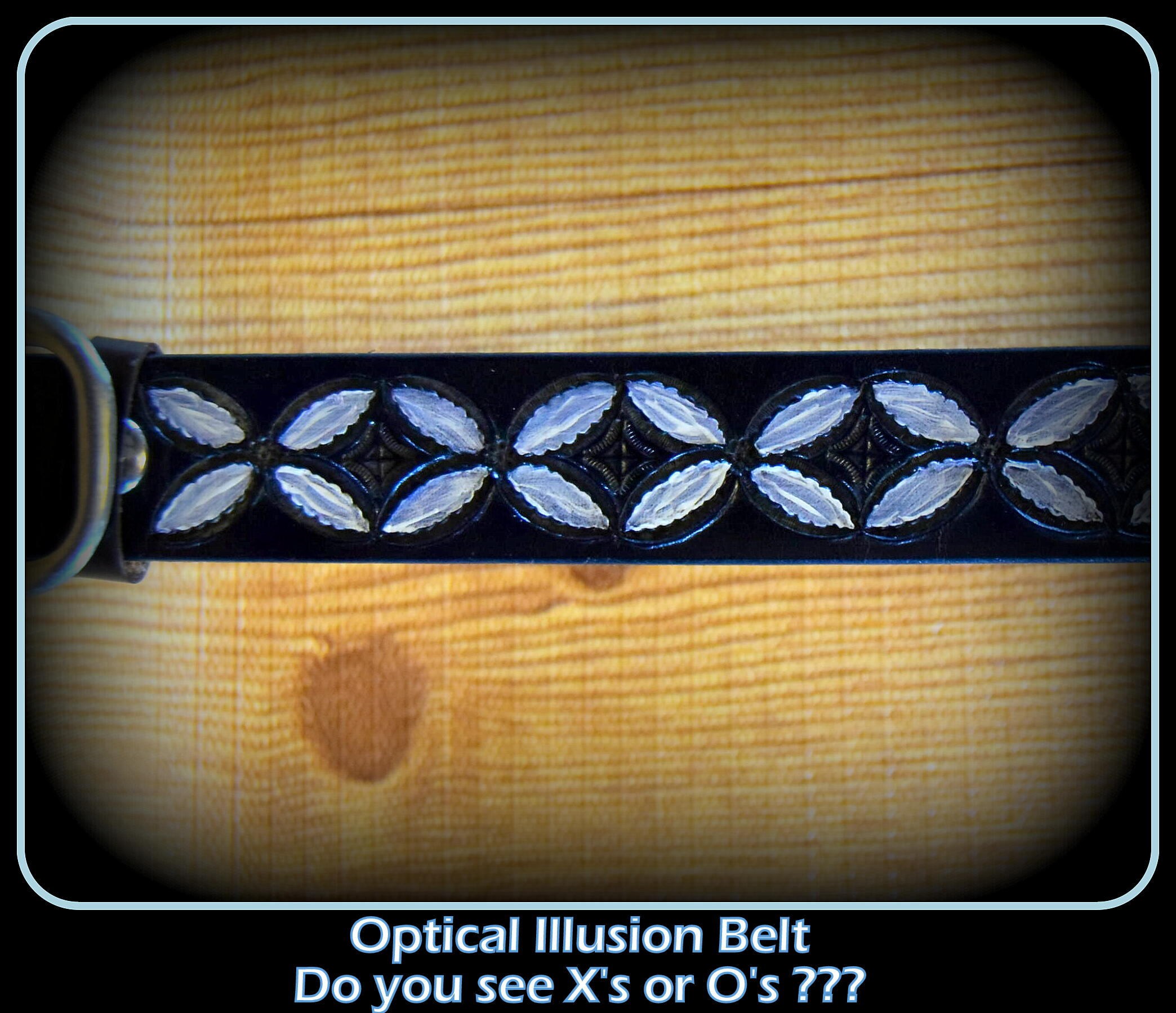 Personalized Unisex Leather Western Belt, X's and O's,fun belt,weird ...