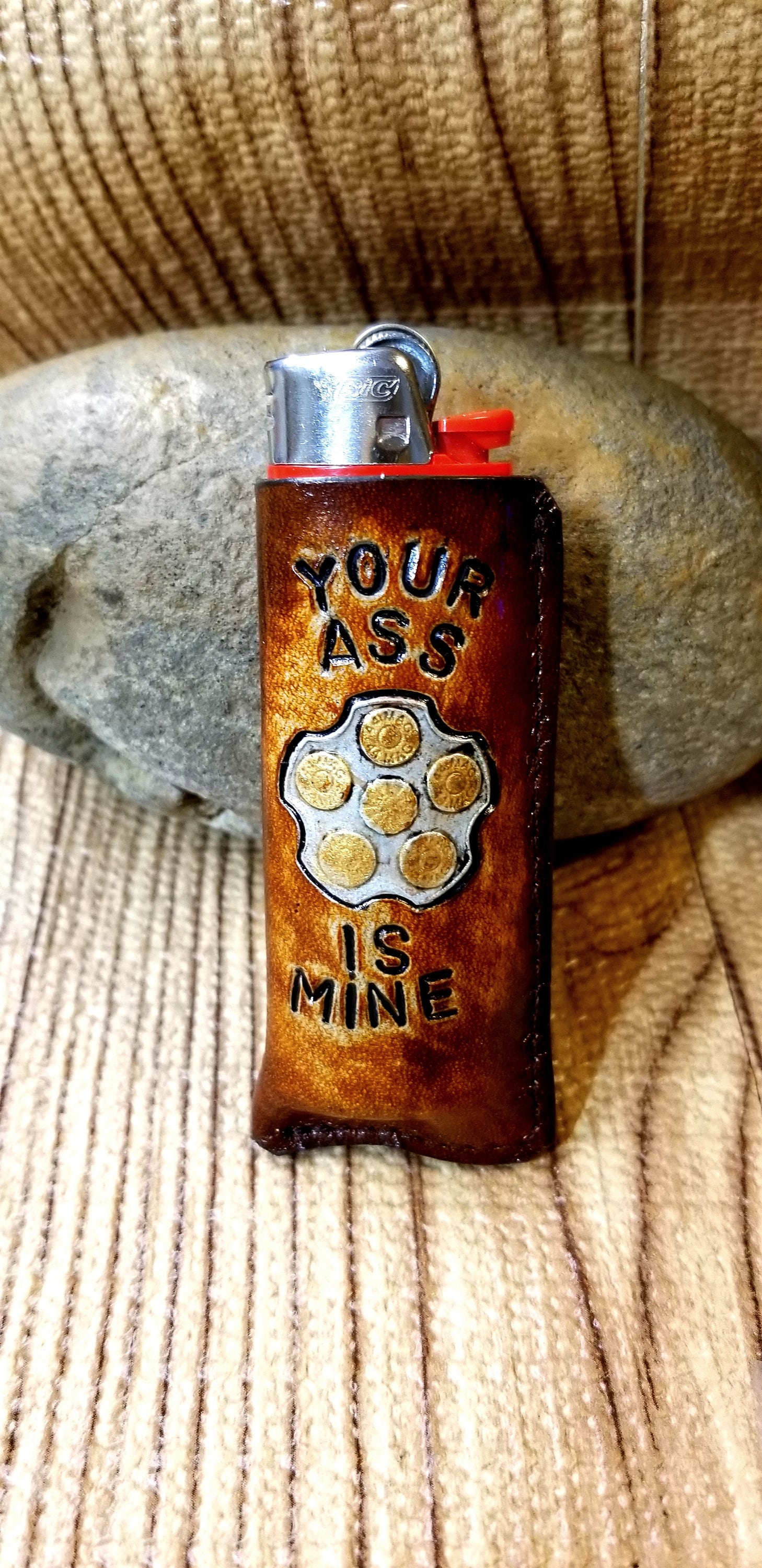 Mallard Duck, Leather lighter case, a perfect gift, fits most ...