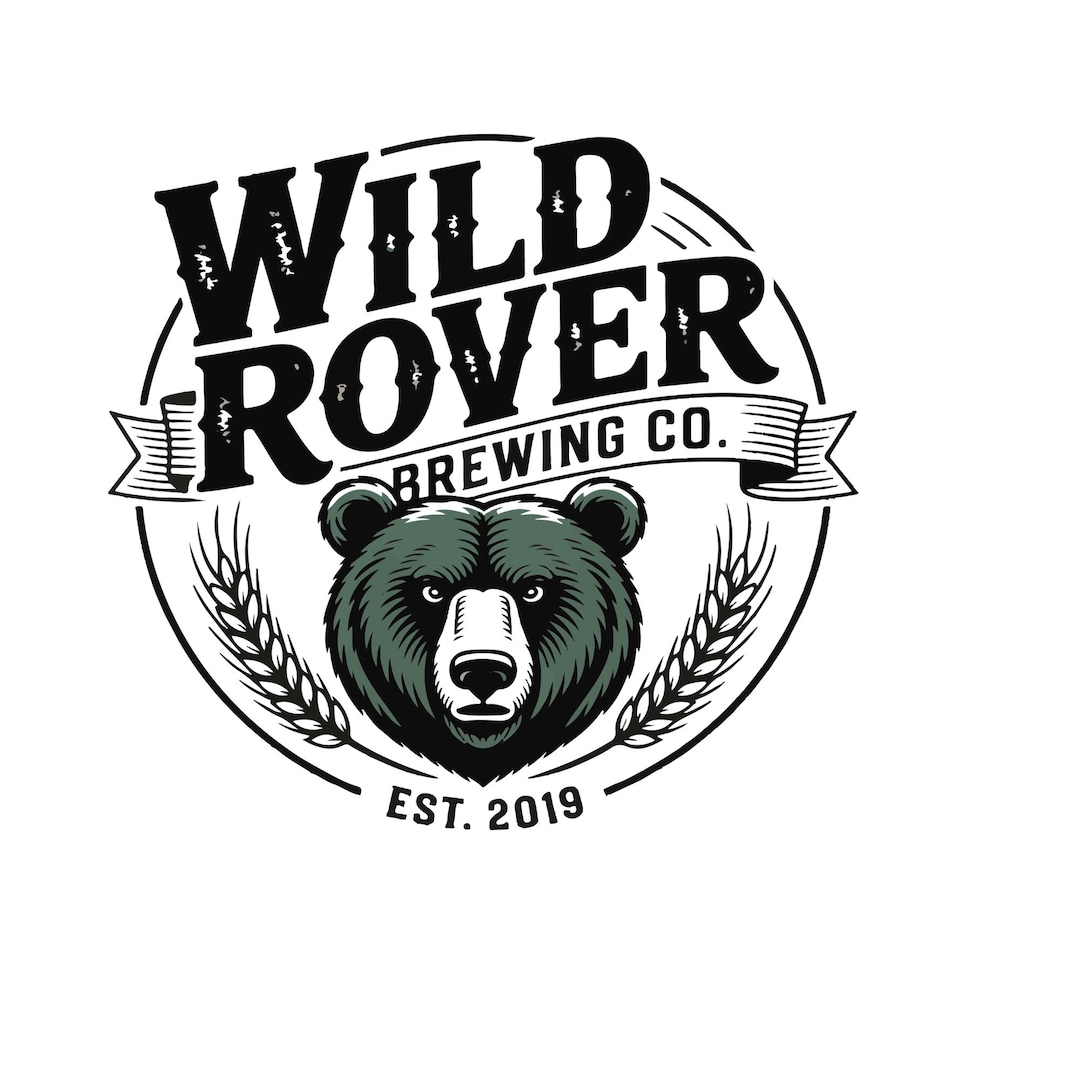 Bear Brewery SVG, Vintage Beer Logo PNG, Retro Pub Graphic, Grizzly ...