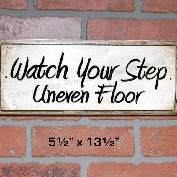Watch Your Step Floor Sign - Etsy
