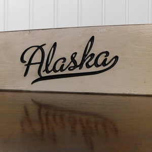 Vintage Look ENGRAVED State Hanging Shelf Sitters Alabama Alaska ...