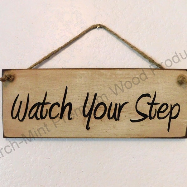 Watch Your Step - Etsy