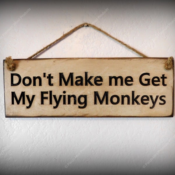 Flying Monkey Sign - Etsy