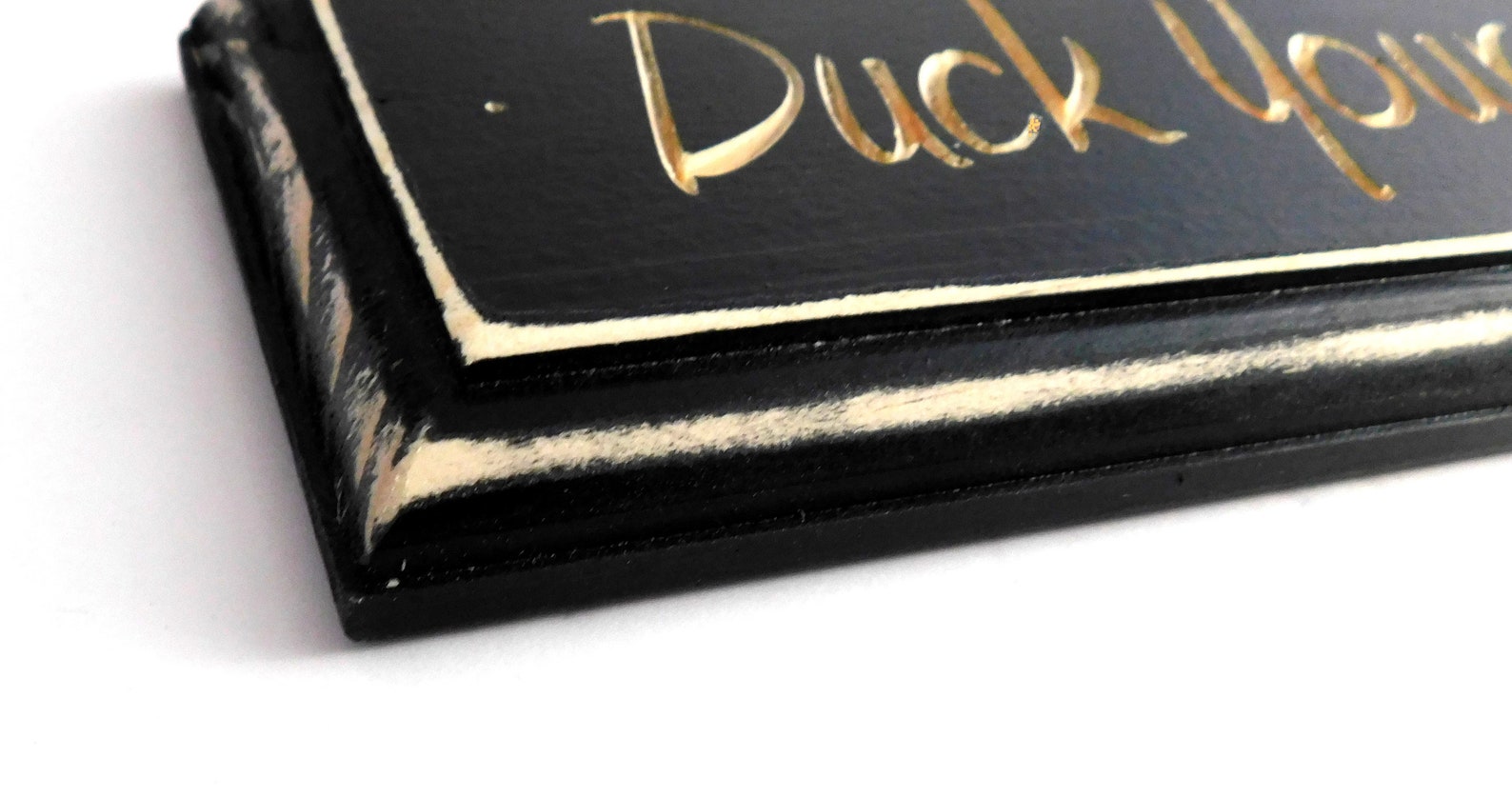 Rustic Charm Meets Practicality: Duck Your Head ENGRAVED Wood Sign - Etsy