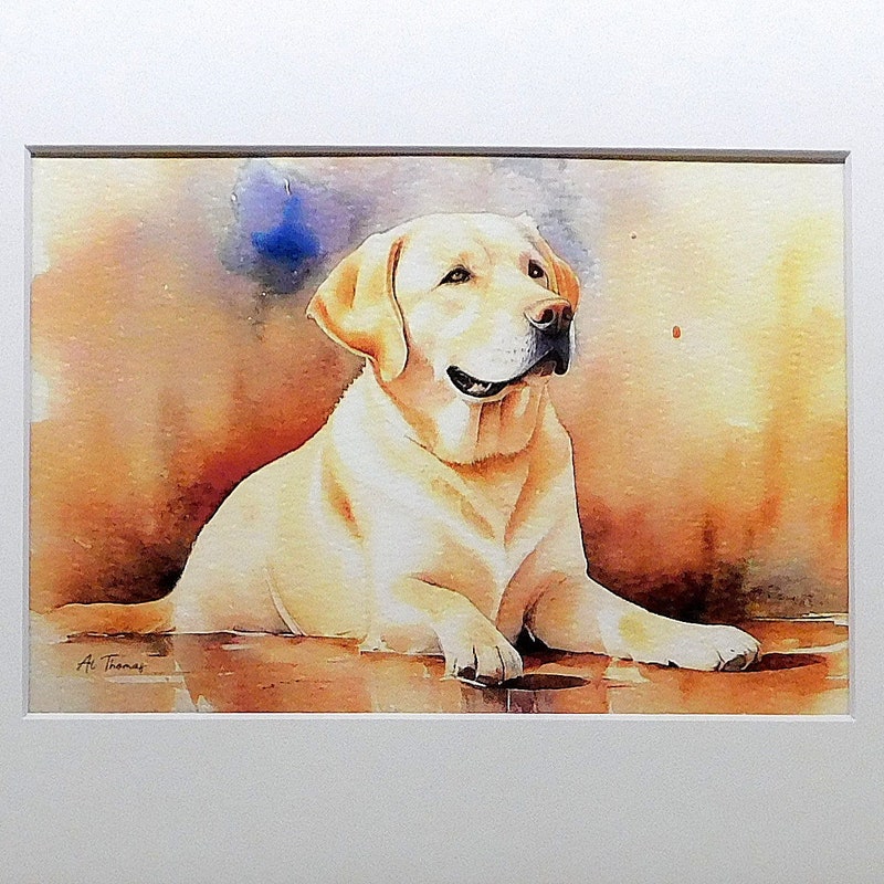 Yellow Lab Painting - Etsy