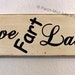 ENGRAVED Live Fart Laugh Sign / Plaque Solid Wood Wooden - Etsy