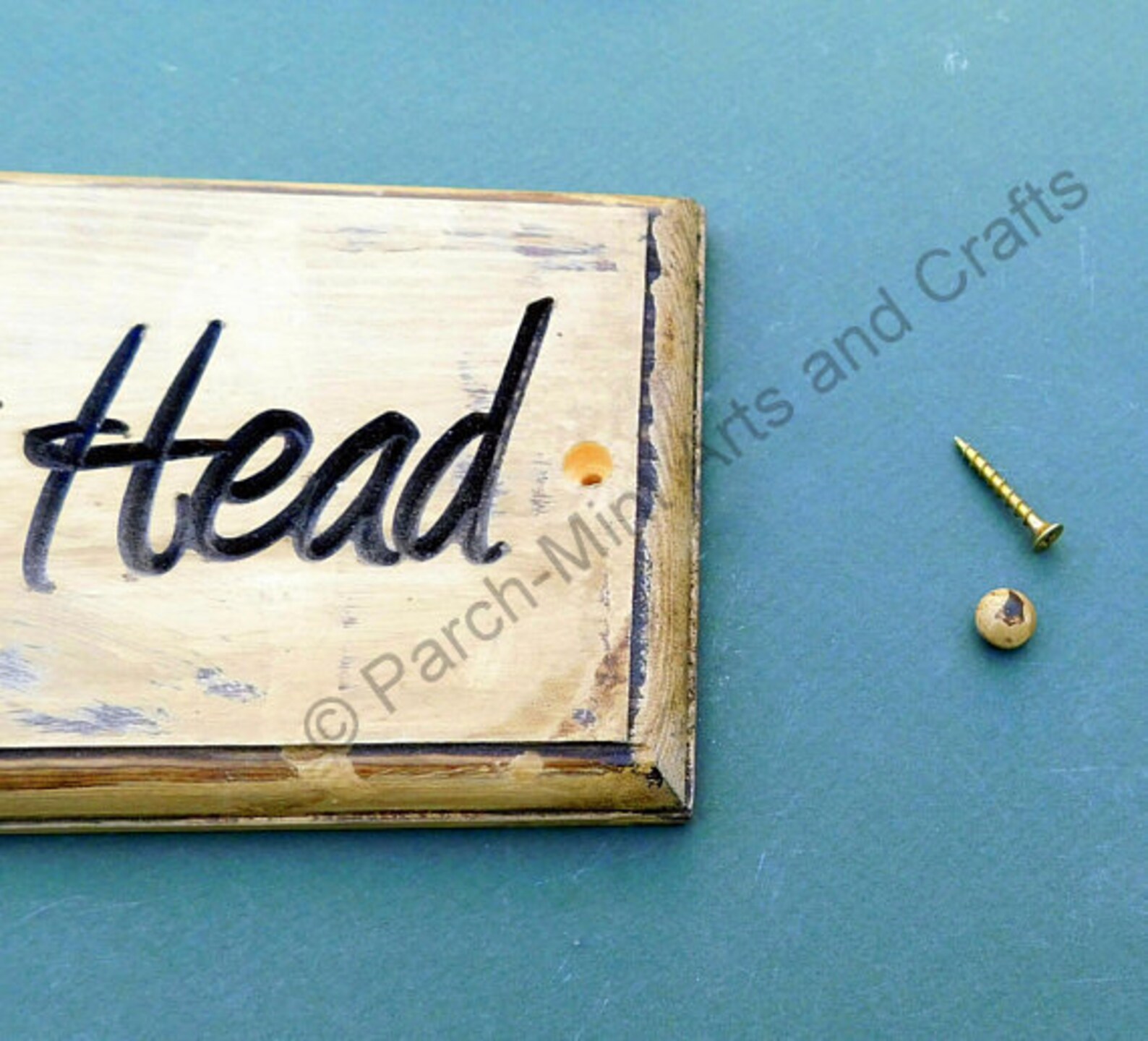Watch Your Head Vintage Look ENGRAVED Wood Sign - Etsy