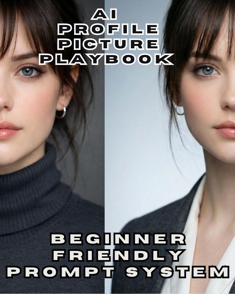 AI Profile Image Playbook | Customizable Prompts for Beginners (PDF ...