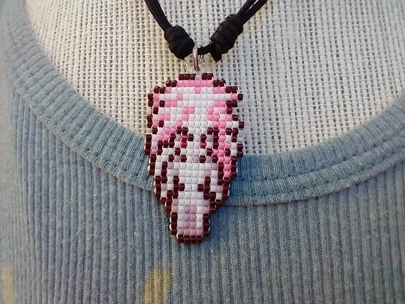 Terra Esper Form Necklace Glass Bead Sprite Bead Sprite - Etsy