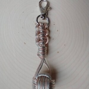 Speaker Wire Monkey's Fist Keychain, Nautical Knot Key Ring - Etsy