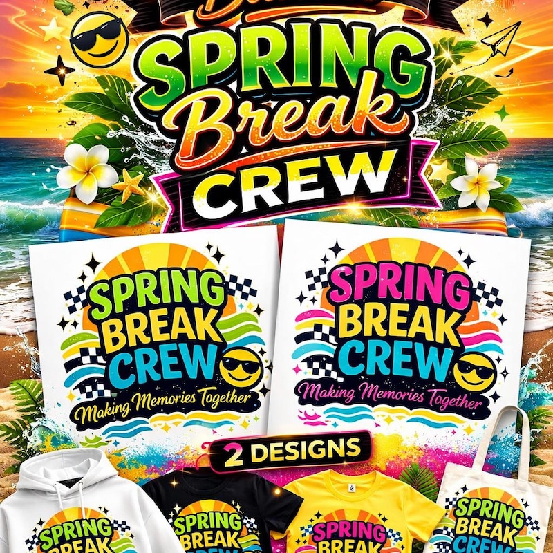 Spring Break 2026 Svg - Etsy