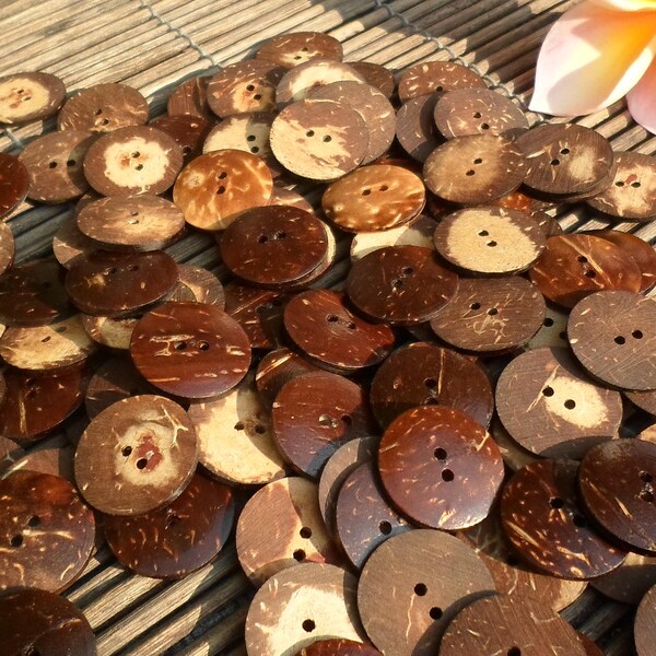 Coconut Shell Button - Etsy