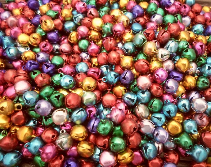 Colored Bells Rainbow Bells Set 100 Bells - Etsy