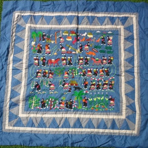 Hmong Story Cloth, Hmong Village Life - Etsy