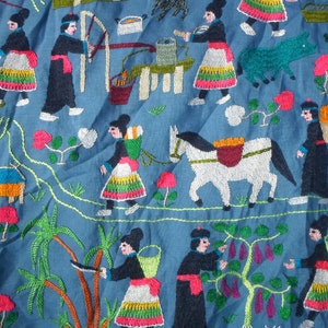 Hmong Story Cloth, Hmong Village Life - Etsy