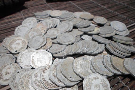 Old Burma Coins 30 Coins Hexagonal Shape Genuine Coins 25 | Etsy