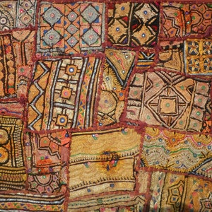 Vintage Tribal Embroidery, Rajasthan Embroidery, Zari Work Embroidery ...