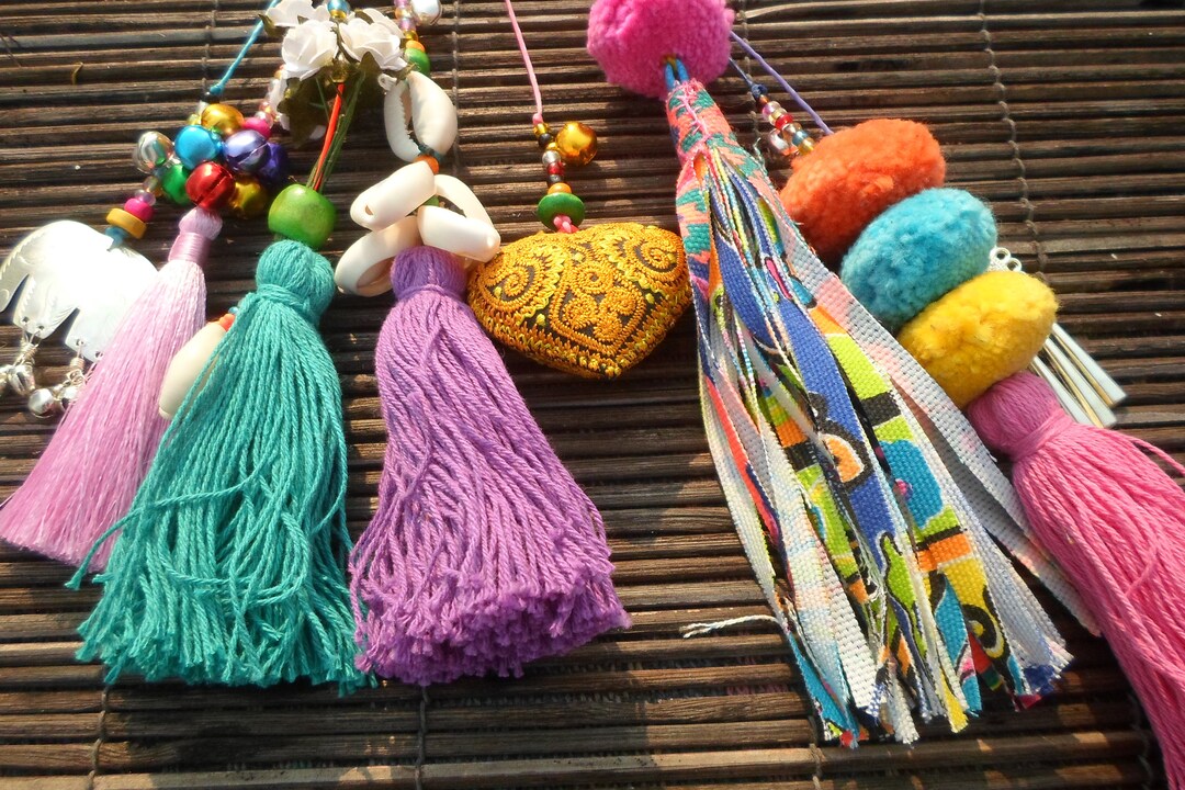 Tree Wishes Set of 8 Magical Decorations Hand Made Folk Art - Etsy