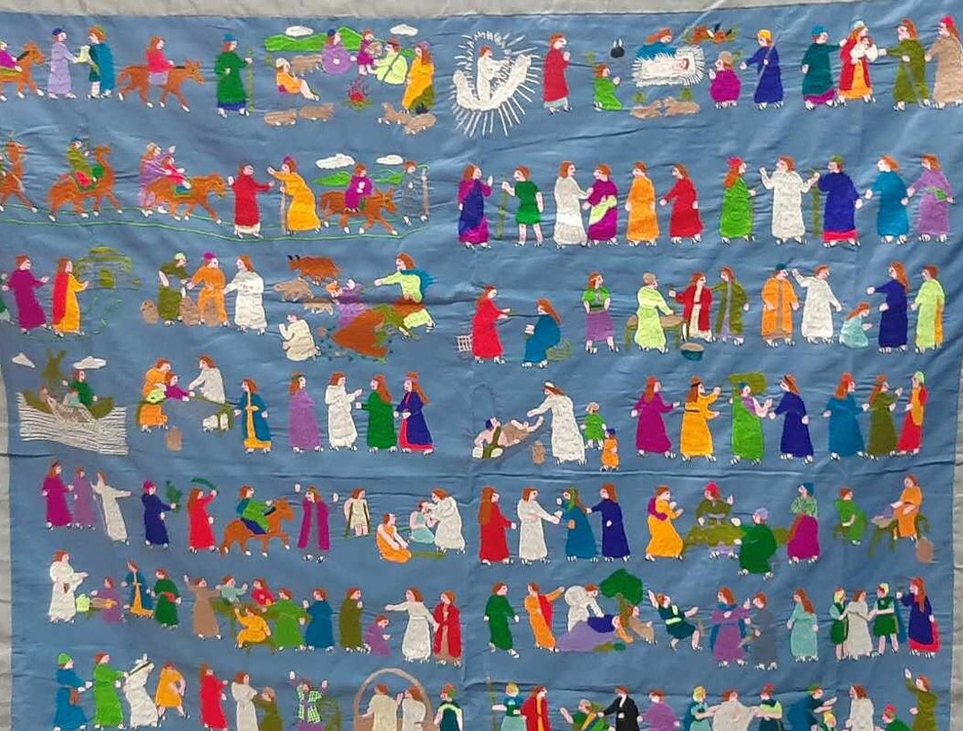 Hmong Story Cloth, Jesus Story, Hand Embroidered - Etsy