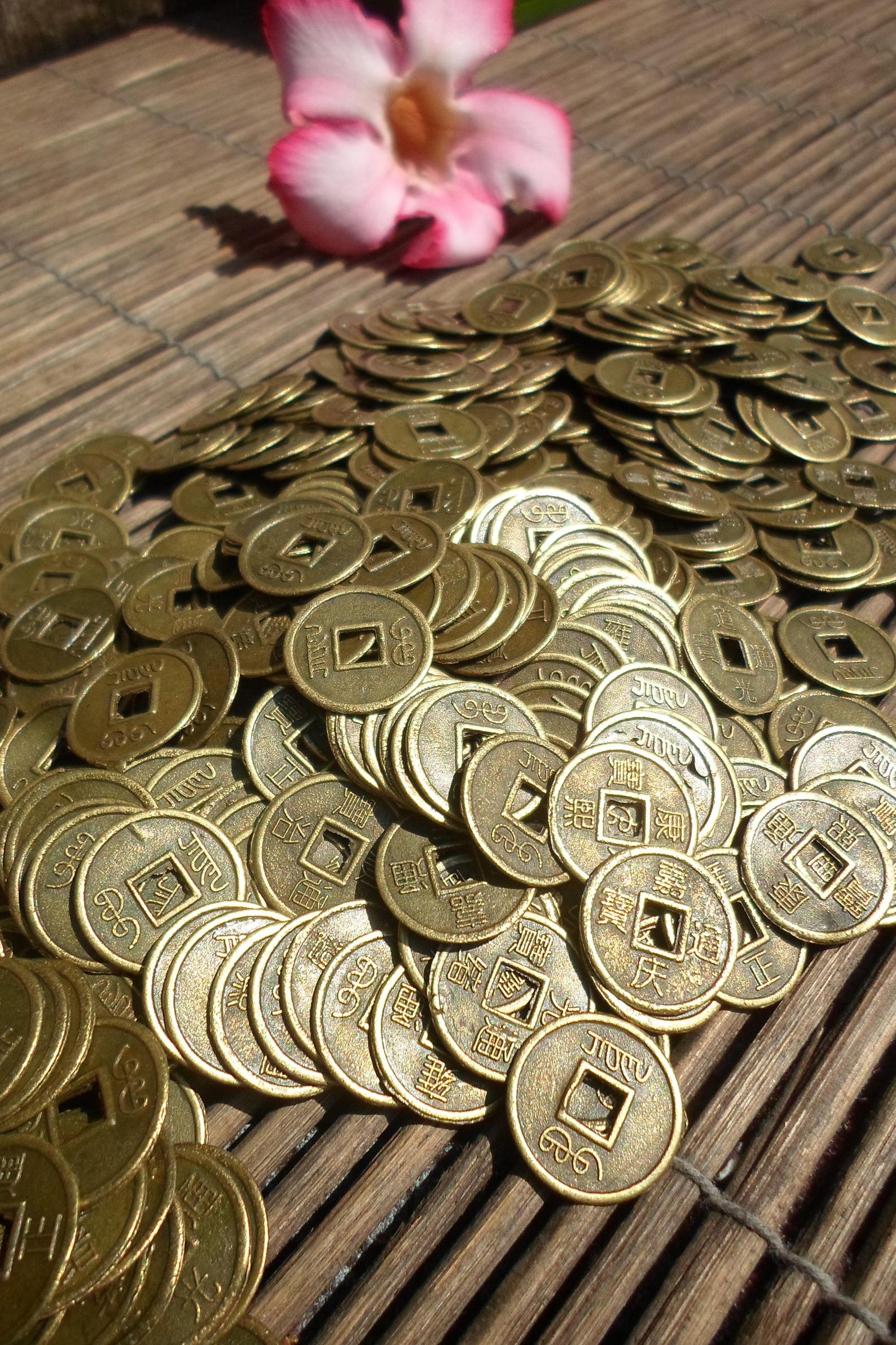 Chinese Coins set of 100 feng Shui I-ching Coins Fortune | Etsy