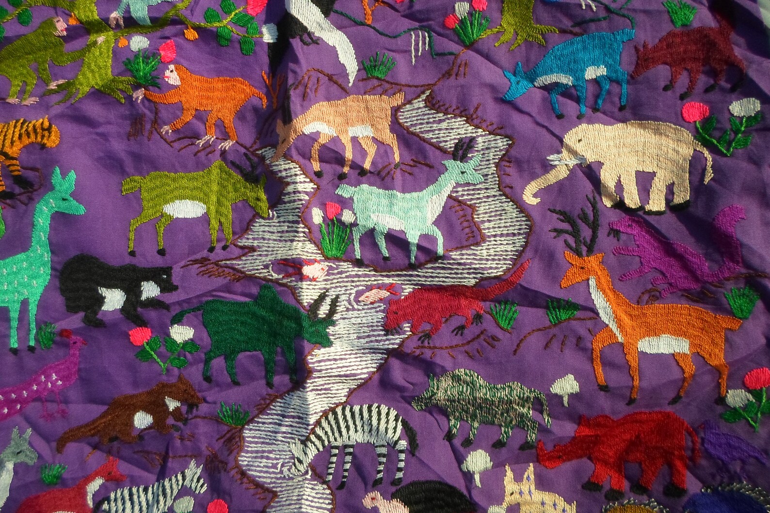 Hmong Story Cloth Hmong Nature Embroidery - Etsy